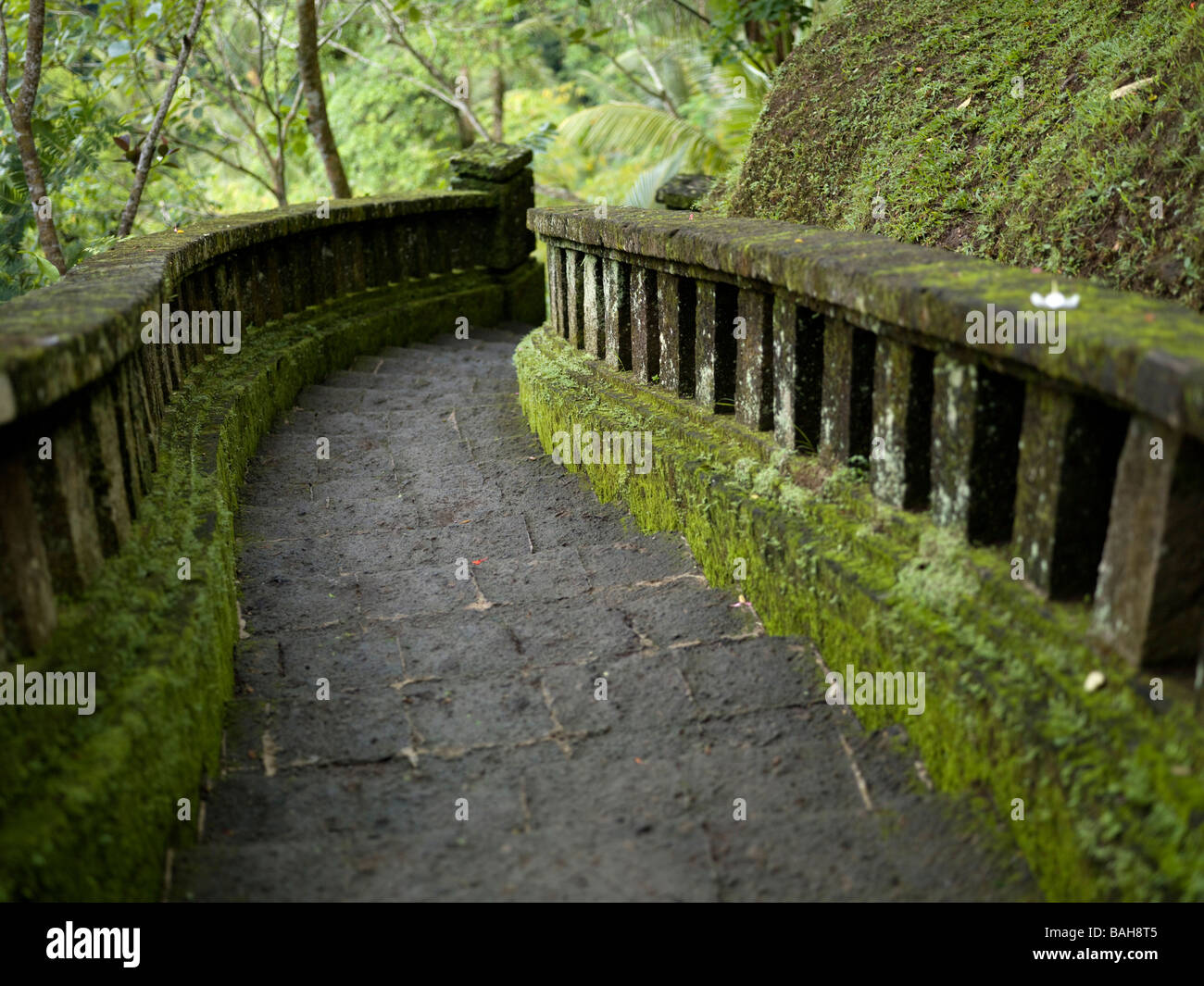 Stone path; Bali Indonesia Stock Photo - Alamy