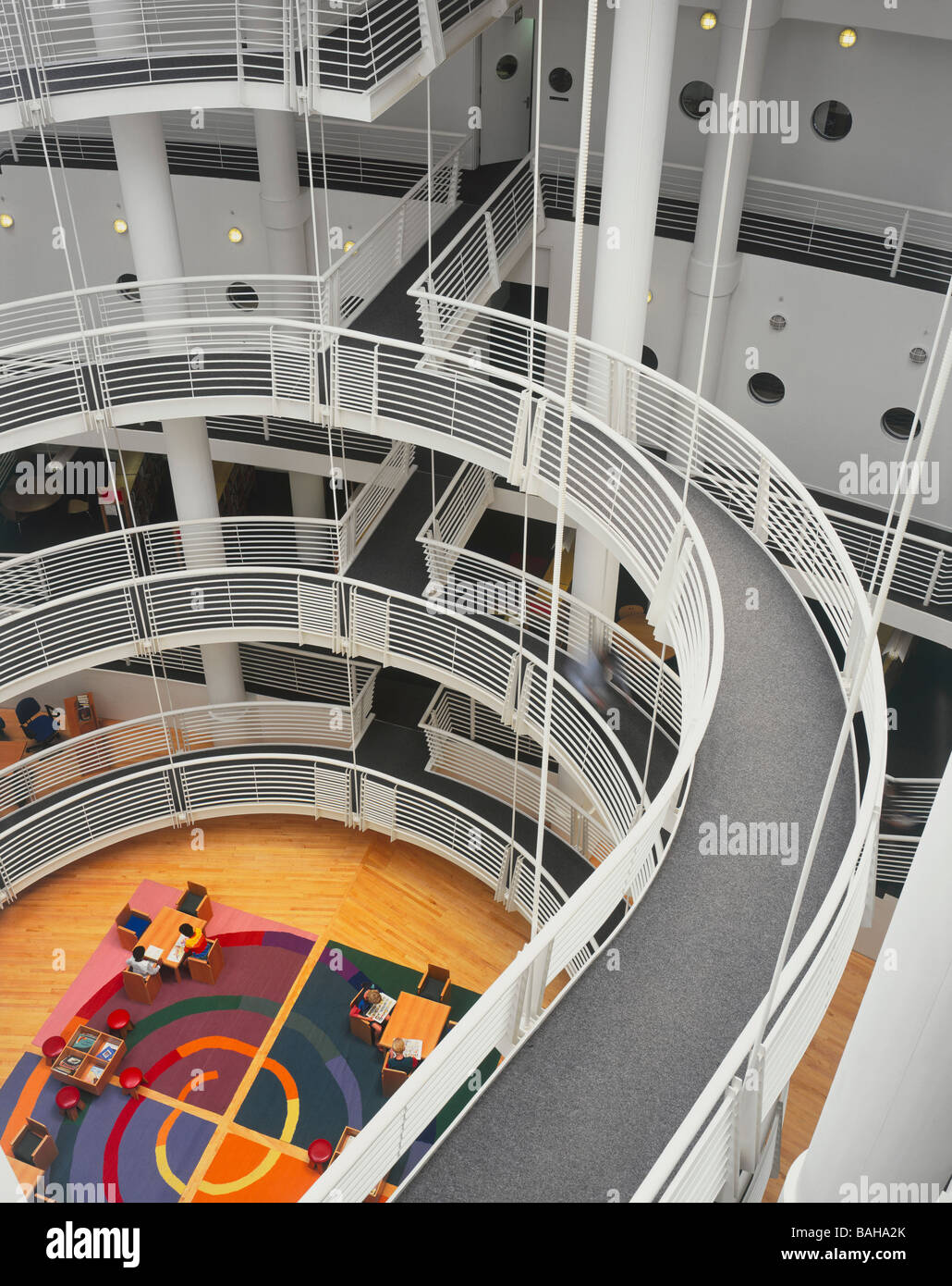 SANDTON LIBRARY, GAPP ARCHITECTS, JOHANNESBURG, SOUTH AFRICA Stock ...