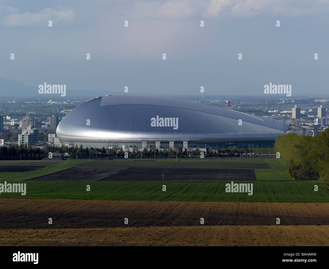 SAPPORO DOME STADIUM, HIROSHI HARA ATELIER, SAPPORO, JAPAN Stock Photo ...