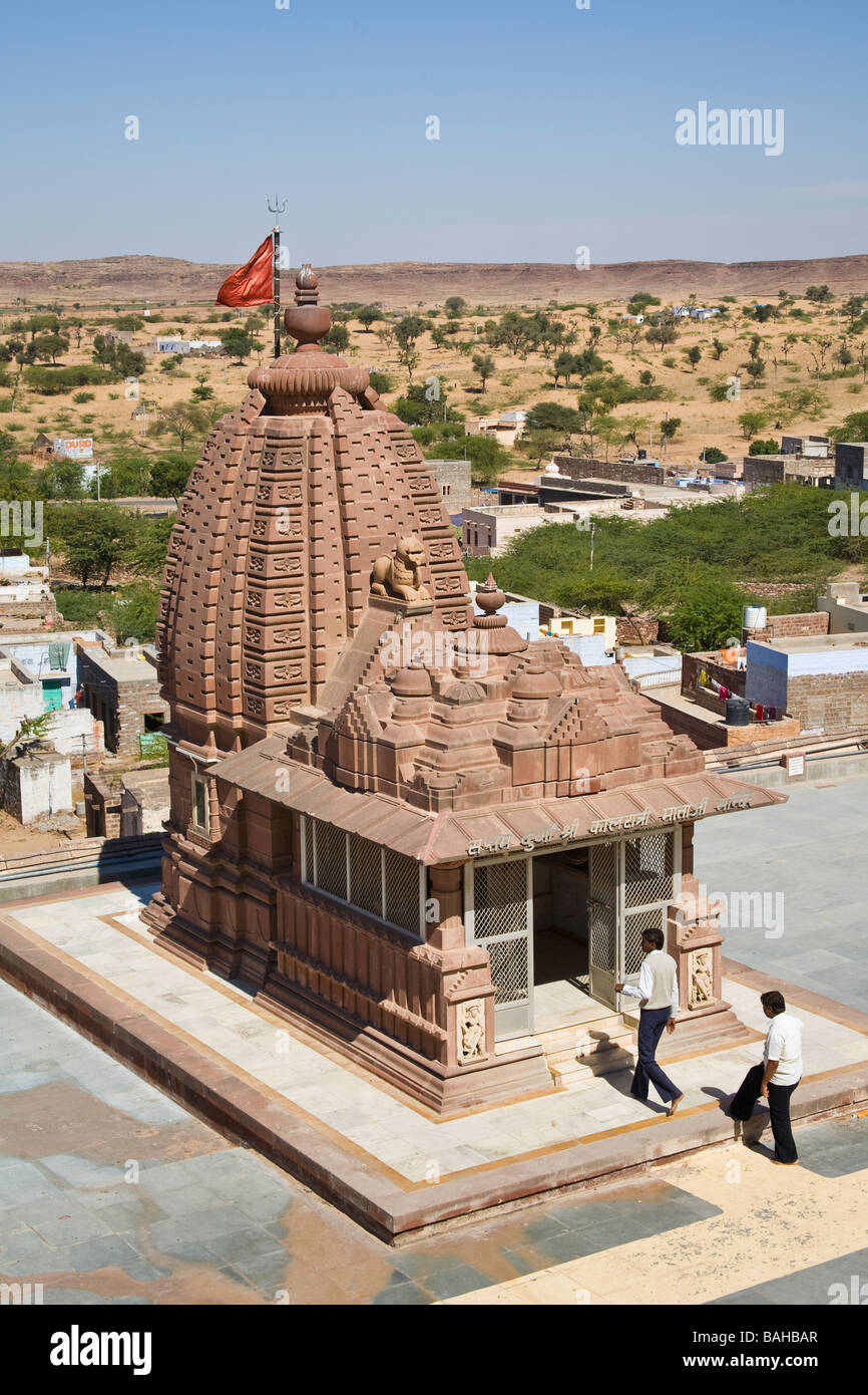 A temple within the Sachiya Mata Temple complex, Osian, near Jodhpur ...