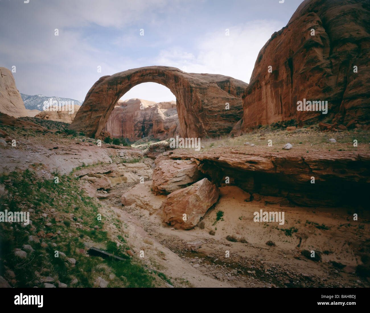 Rainbow Bridge Natural Arch Lake Powell Stock Photo - Alamy