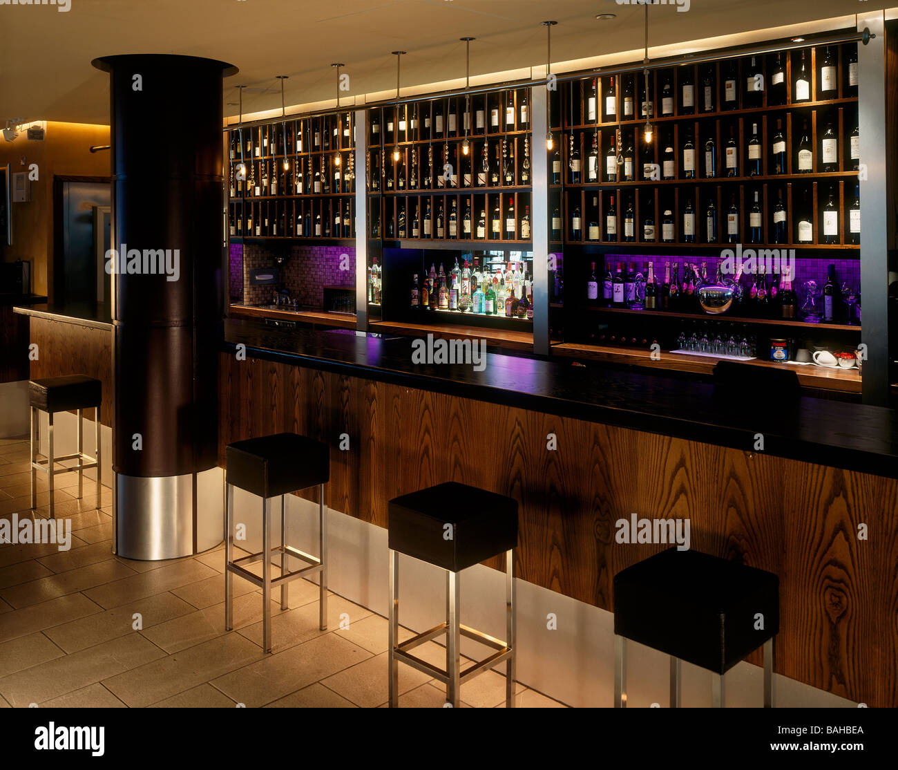 Barola, London, United Kingdom, Ian Lear, Barola landscape view of bar ...