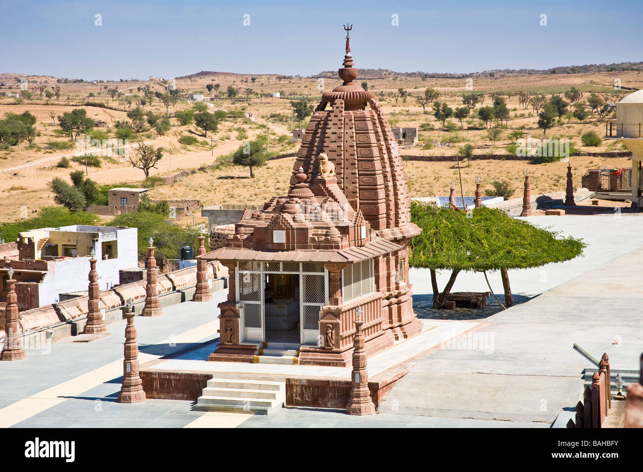 A temple within the Sachiya Mata Temple complex, Osian, near Jodhpur ...