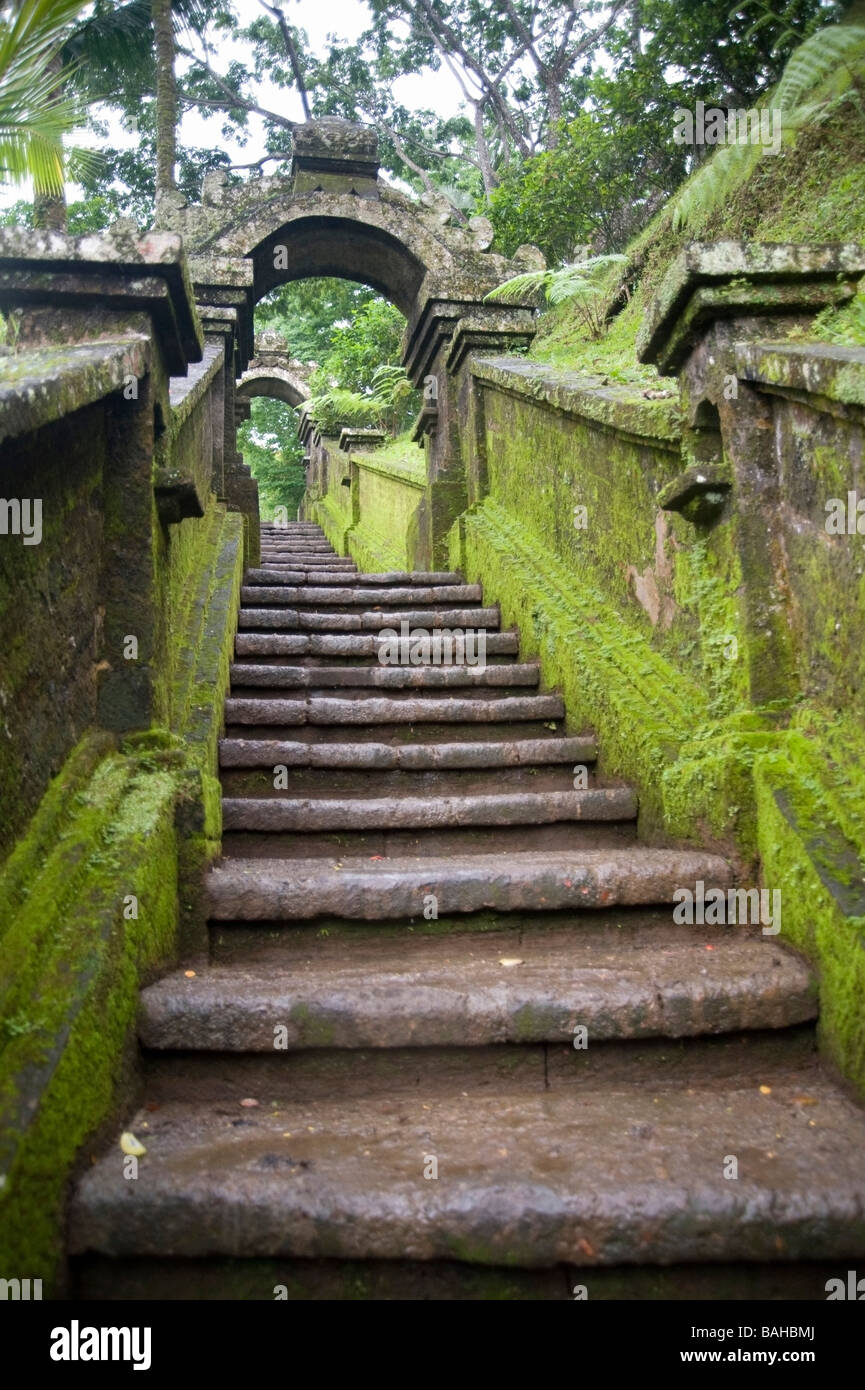 Bali, Indonesia; Stone staircase Stock Photo - Alamy