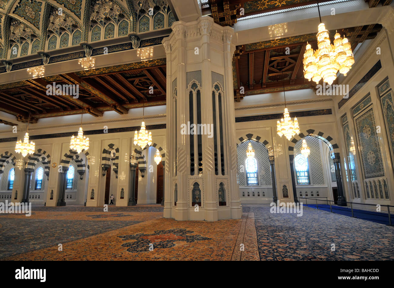 Oman grand mosque interior hi-res stock photography and images - Alamy