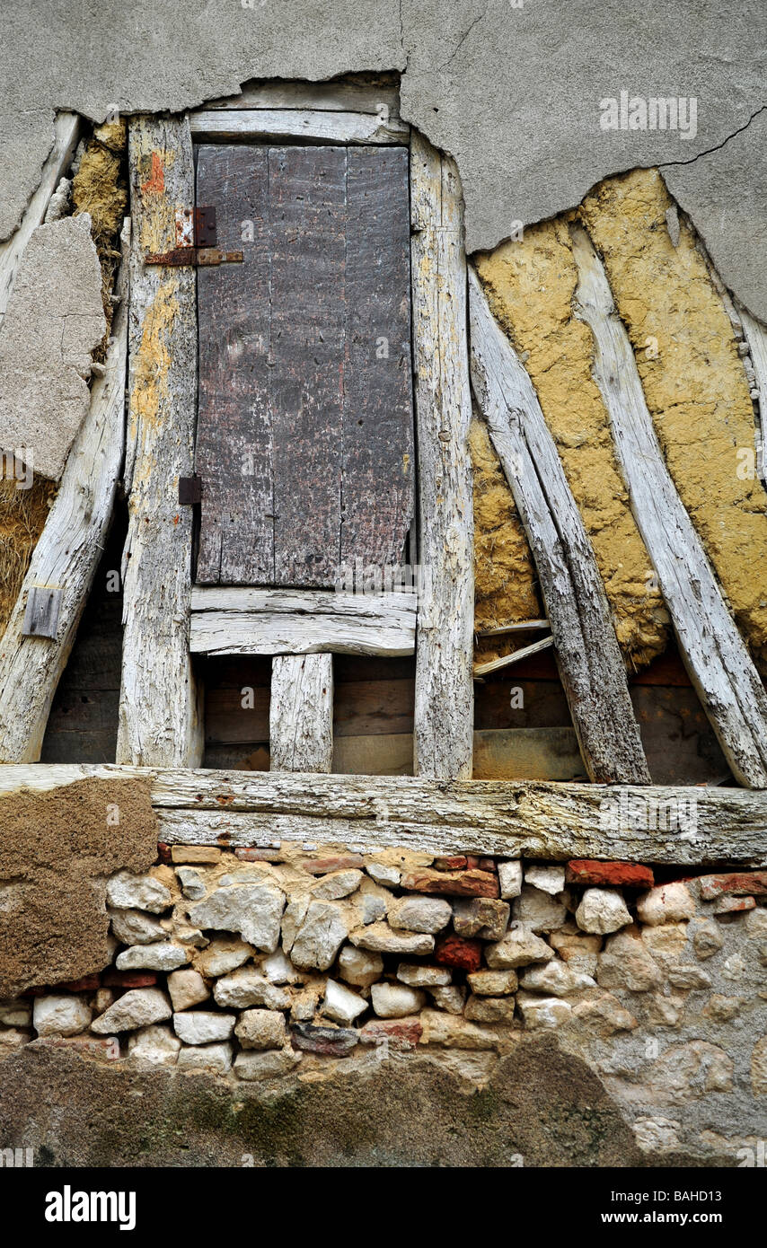 decayed rustic window and wall Stock Photo - Alamy