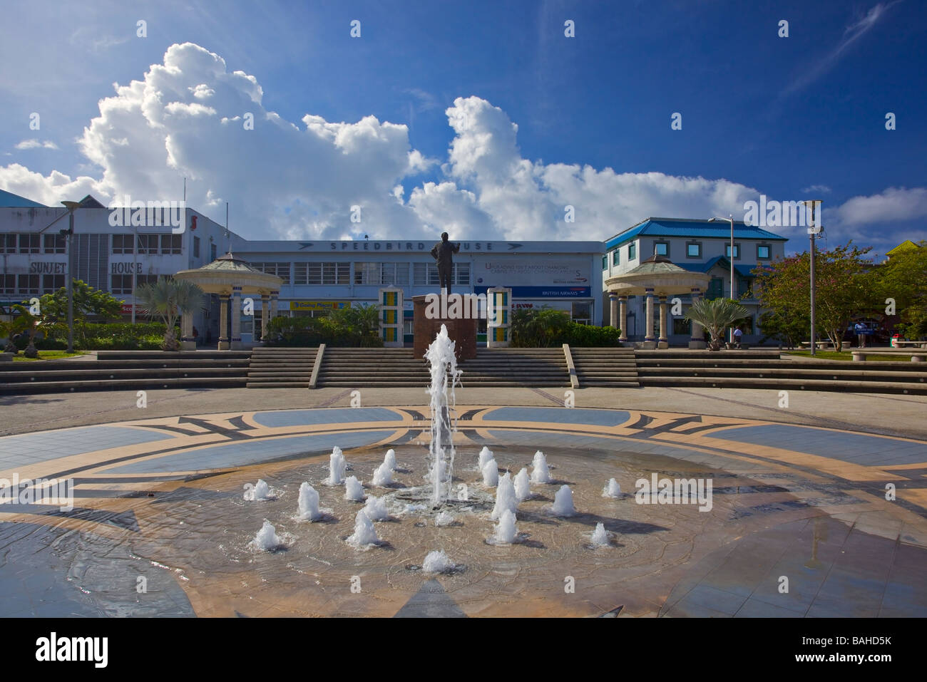 The Right Excellent Errol Walton Barrow statue, Independence Square ...