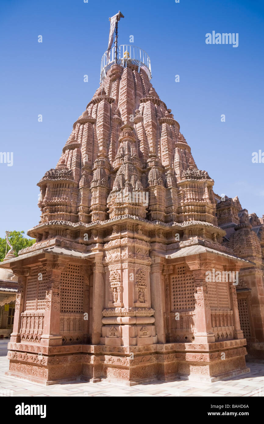 A sikhara or tower, Mahavira Jain Temple, Osian, near Jodhpur ...