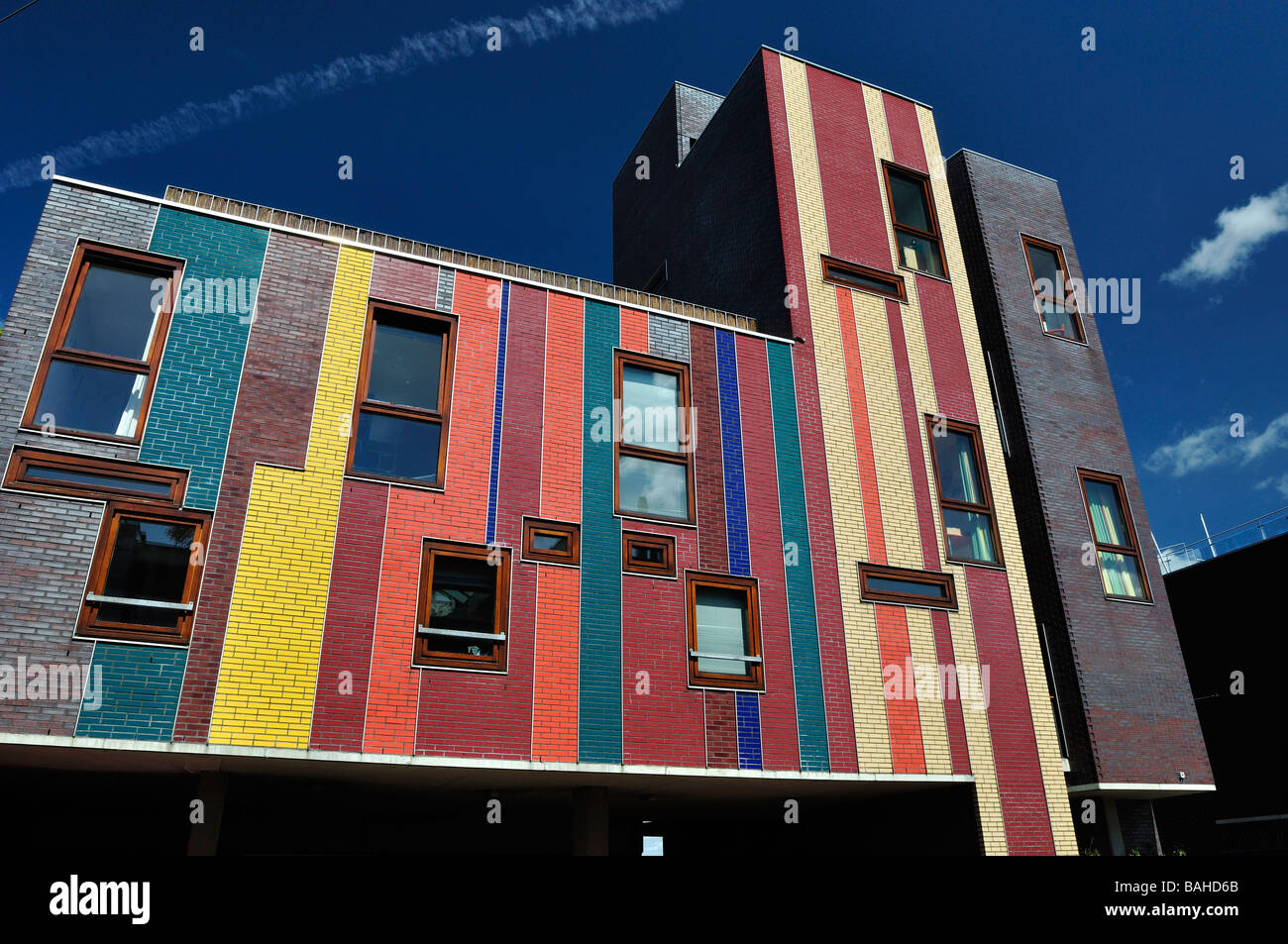 A colorfull house in Amsterdam Stock Photo - Alamy