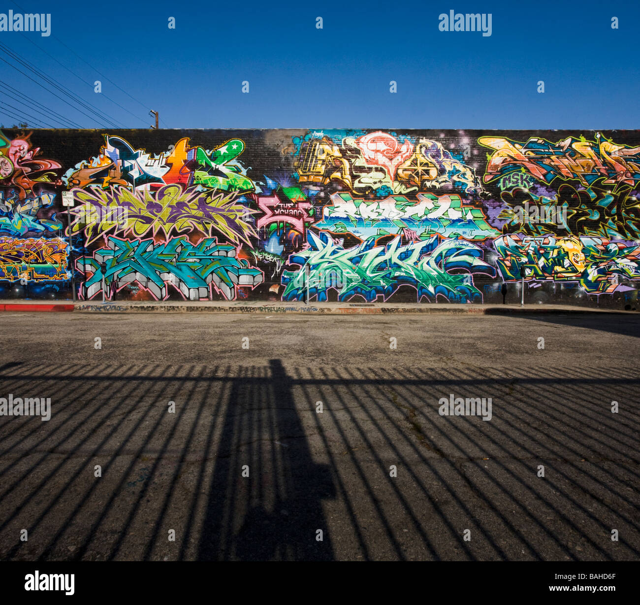 graffiti in the Los Angeles Photo District California United States of ...