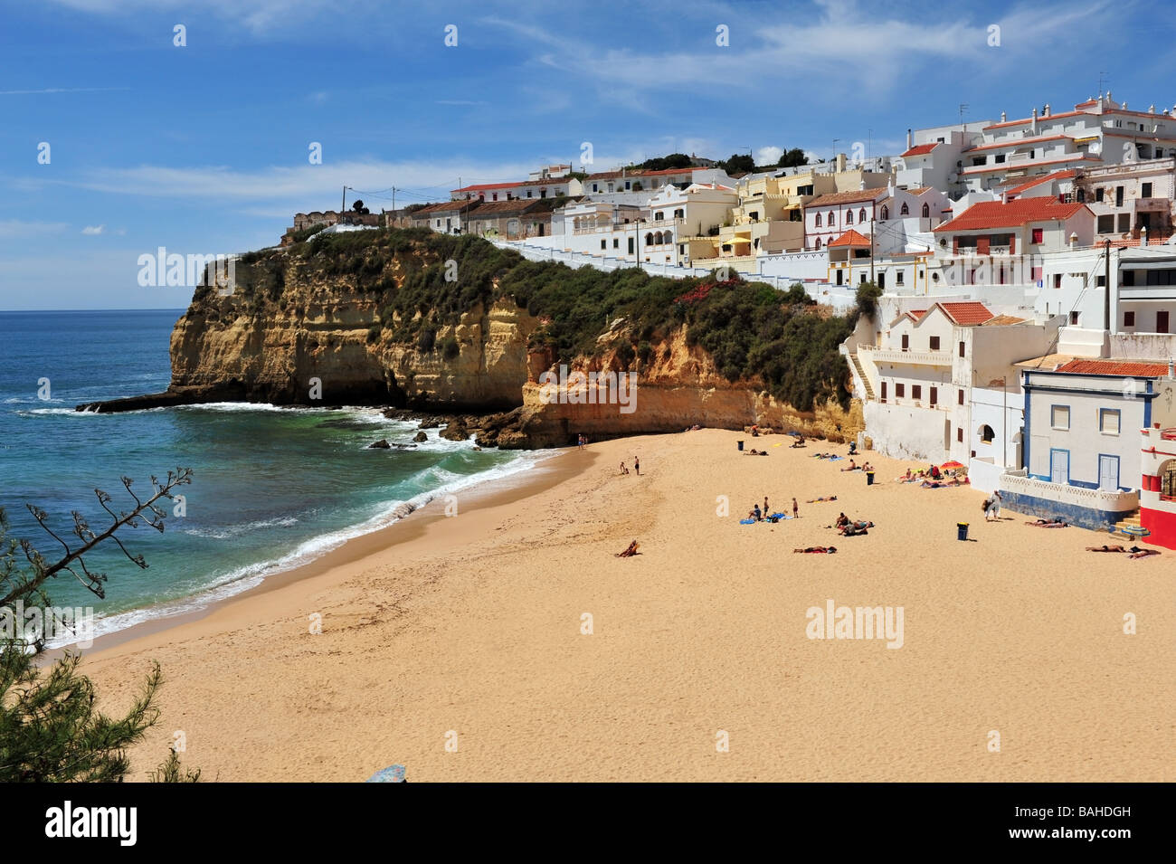 Carvoeiro beach, Algarve, Portugal Stock Photo - Alamy