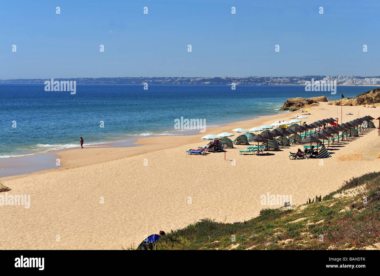 Beach scene in Gale, Algarve, Portugal Stock Photo - Alamy