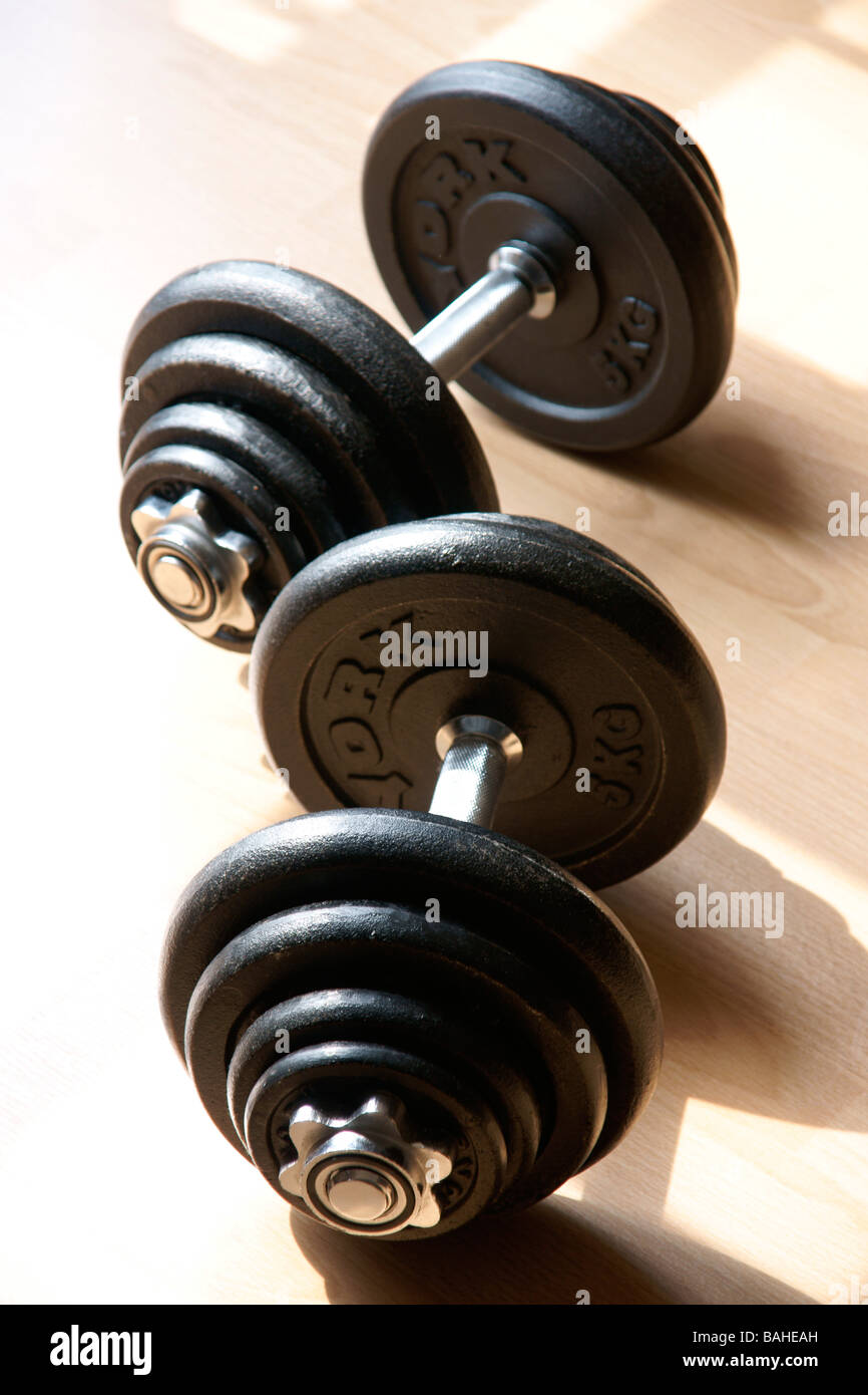 Dumbells (c) Marc Jackson Photography Stock Photo - Alamy
