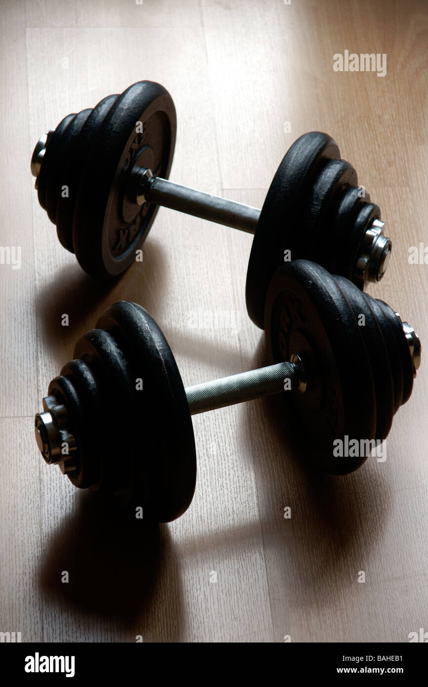 Dumbells (c) Marc Jackson Photography Stock Photo - Alamy