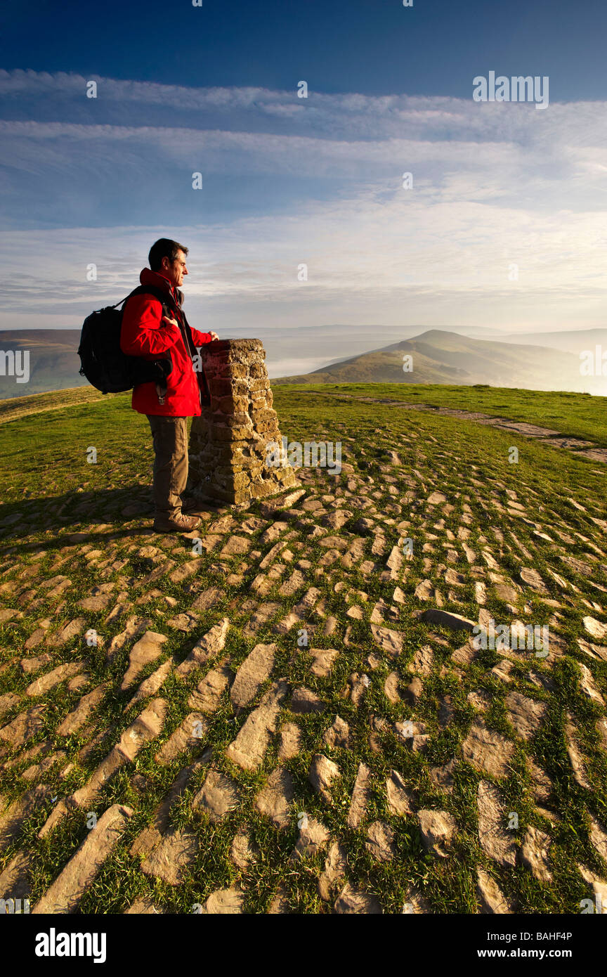Mam Tor Edale Valley Derbyshire UK Stock Photo - Alamy