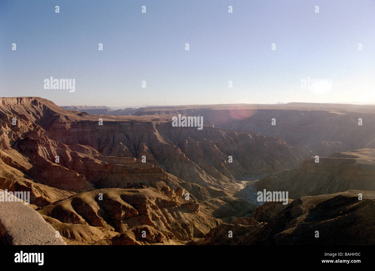 Gorges at Fish River Canyon, Namibia at Sunset Stock Photo - Alamy