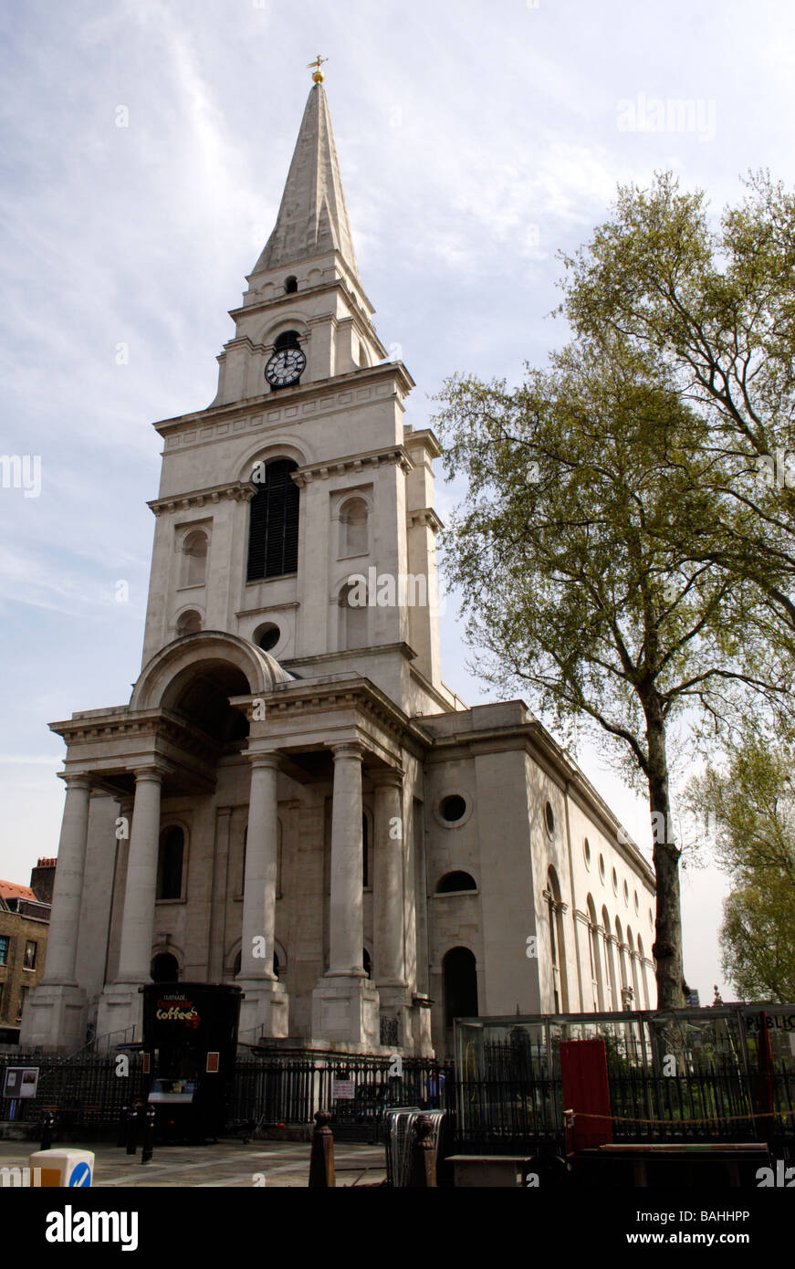 Christ Church Spitalfields London Stock Photo - Alamy