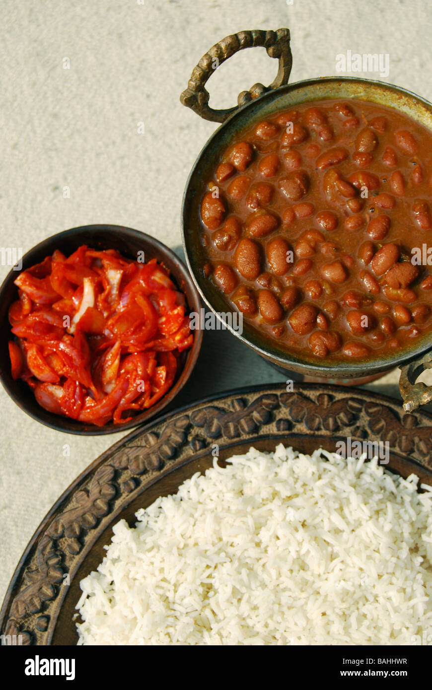 Red Kidney beans cooked with turnips[shalgam] tomato onion gravy with ...