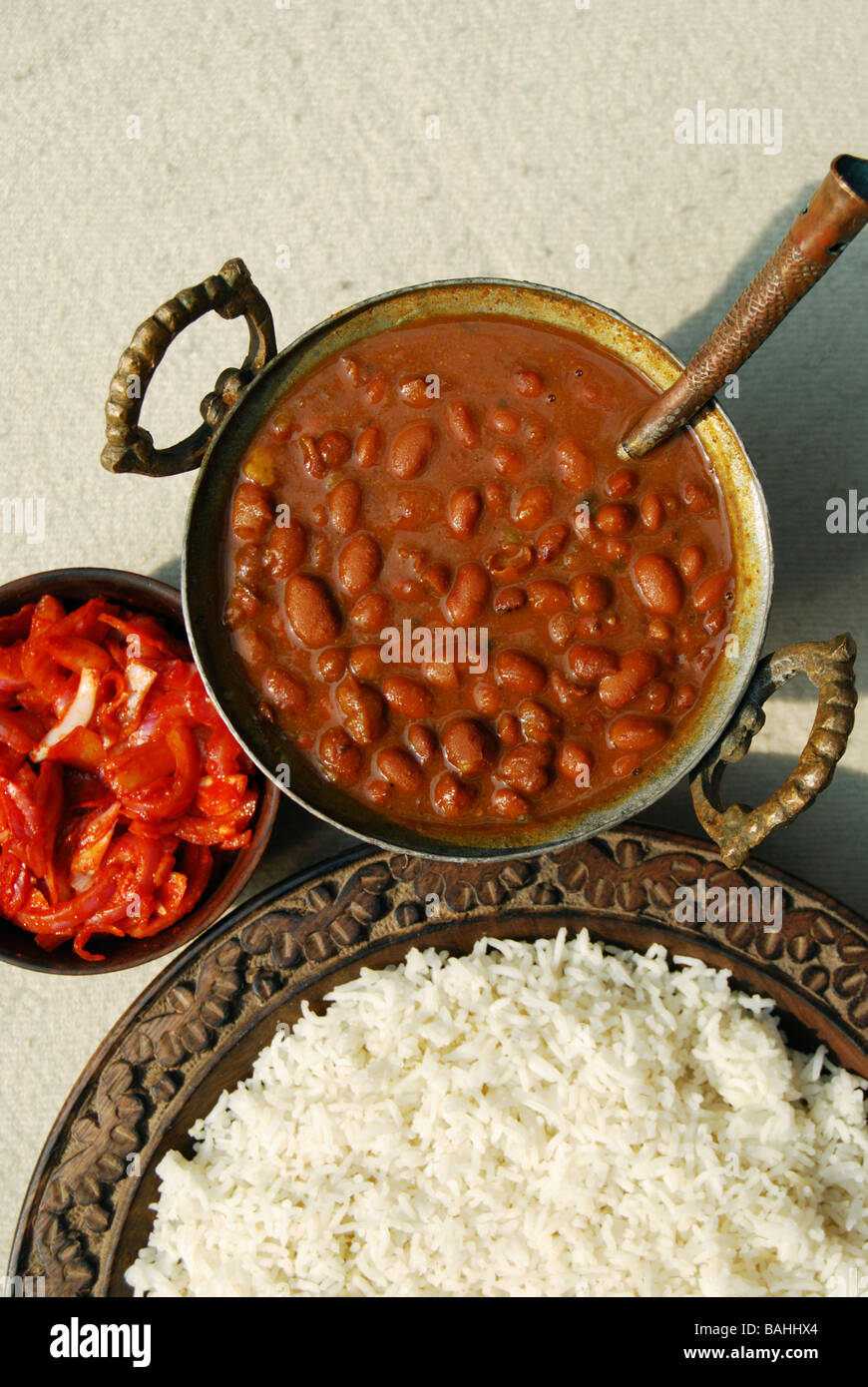 Red Kidney beans cooked with turnips[shalgam] tomato onion gravy with ...