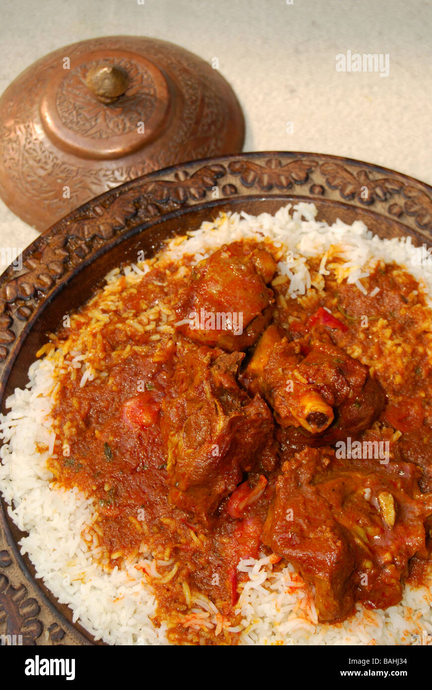 Rogan josh is an aromatic mutton curry made from lamb or goat cooked in ...
