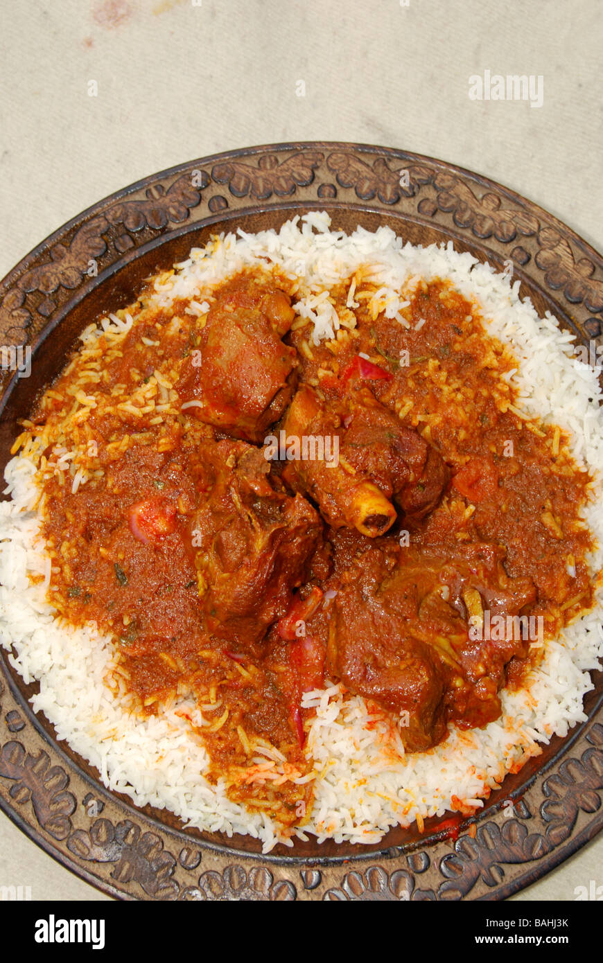 Rogan josh is an aromatic mutton curry made from lamb or goat cooked in ...