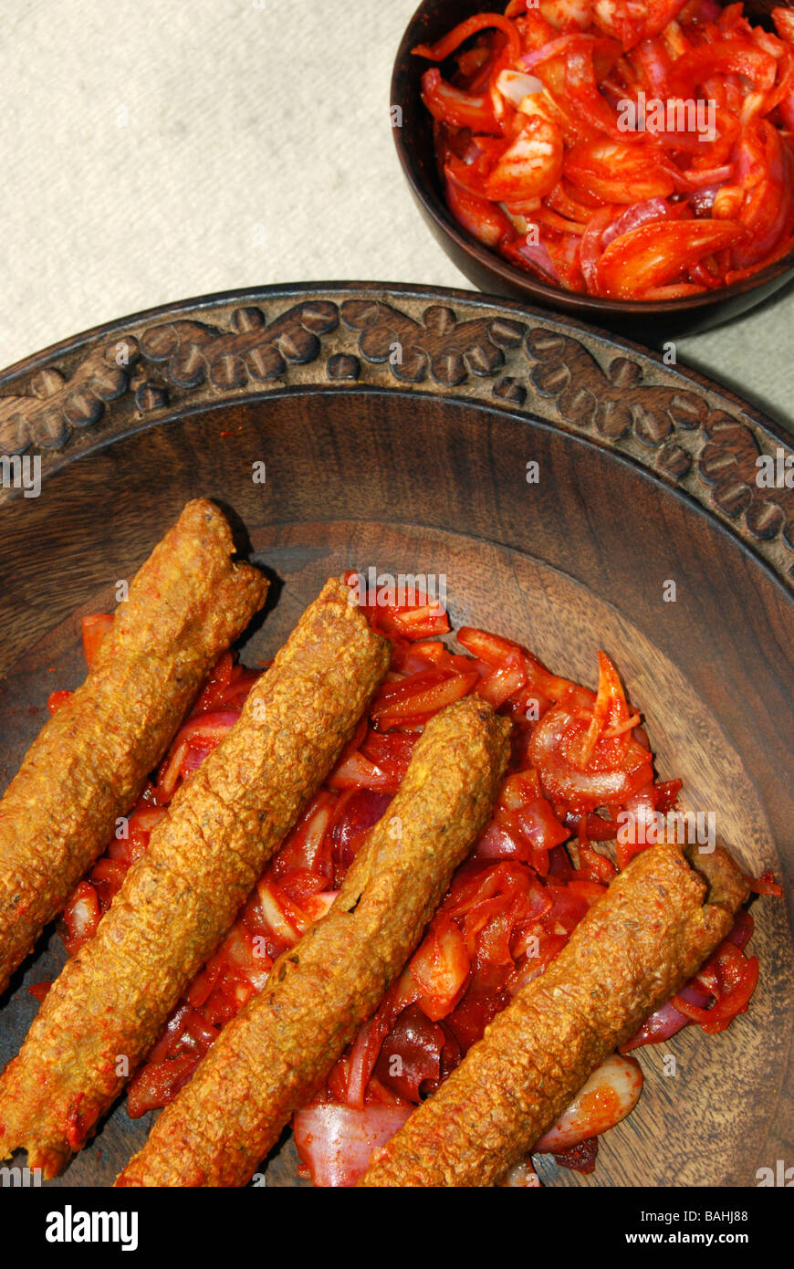 Kebab is a cubes made from different meats and it mostly prepared with ...