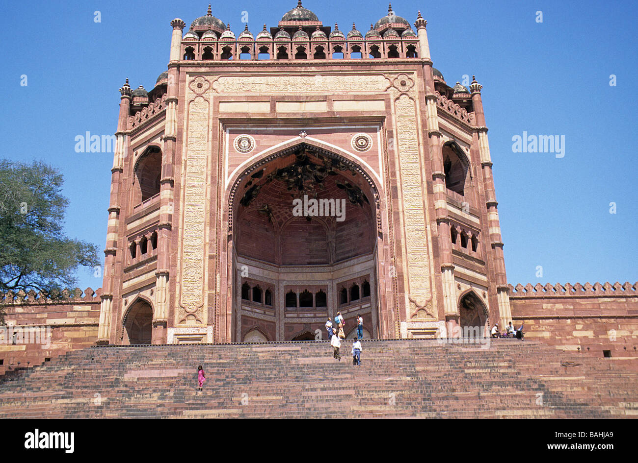 India Fatehpur Sikri, the Buland Darwaza, Victory Gate of the Jami ...