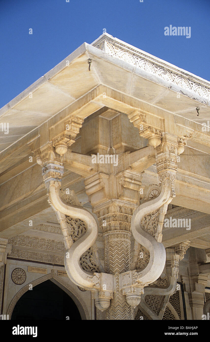 India, Fatehpur Sikri, detail of tomb of Sheik Salim Chisti Stock Photo ...