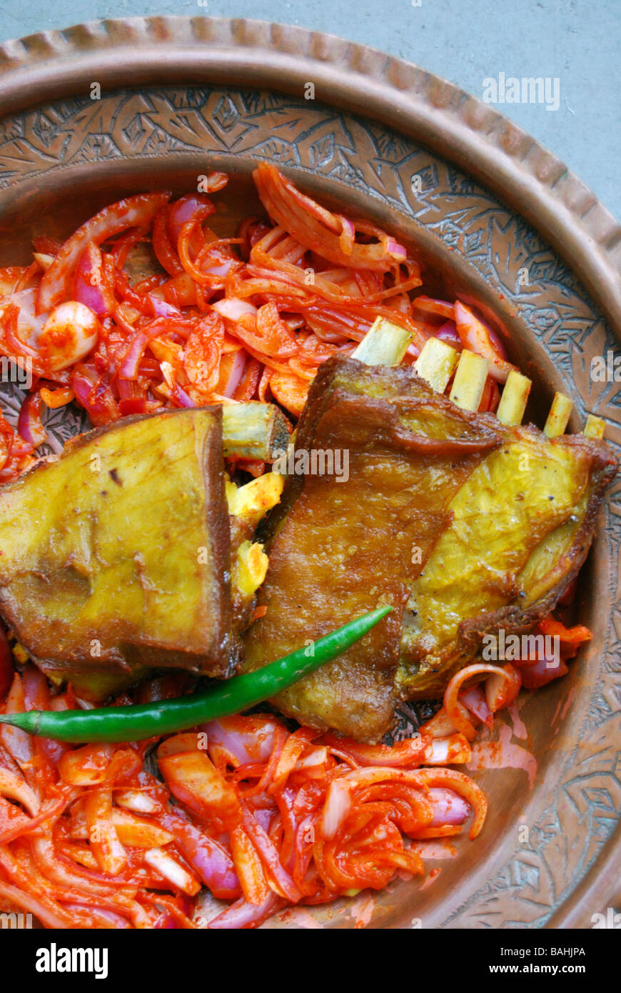 Tabak maaz lamb ribs is a kashmiri dish made of lamb ribs marinated in ...
