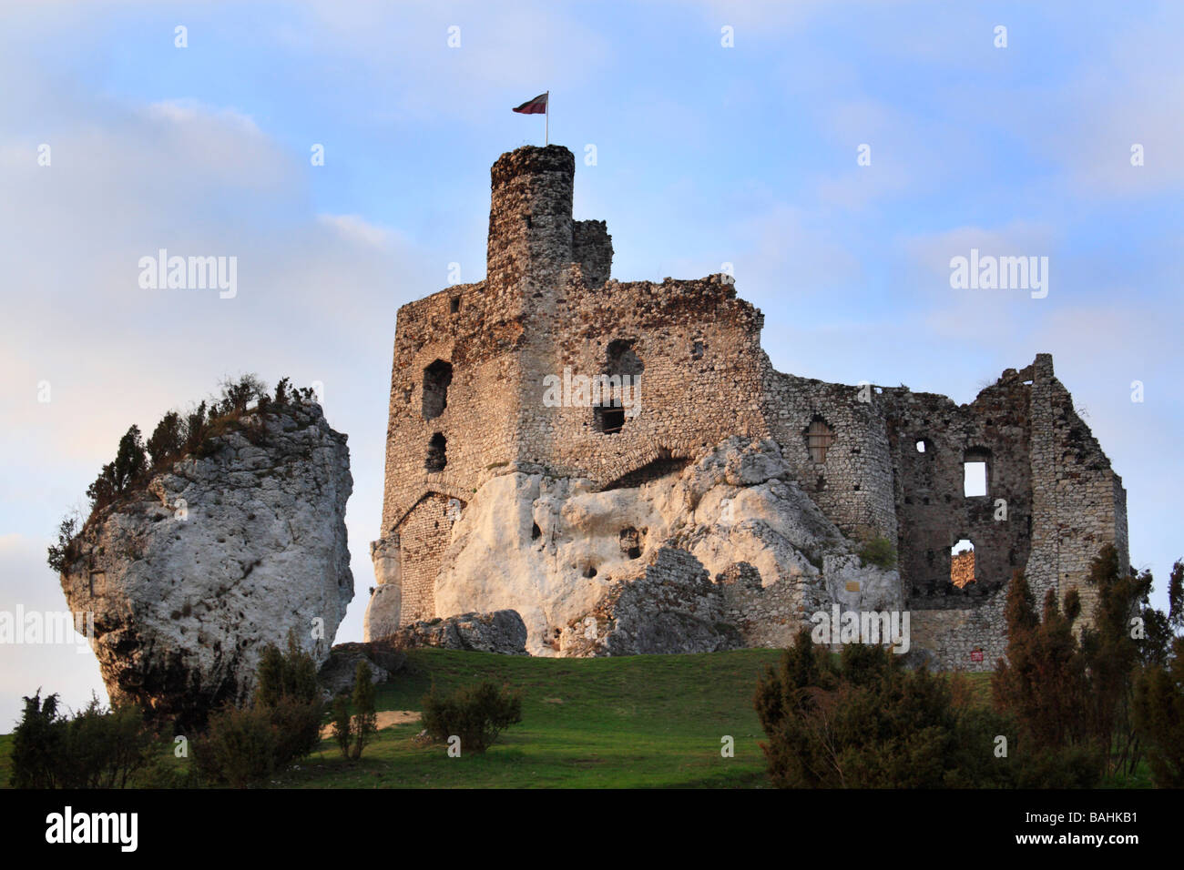 Ruins of castle Stock Photo - Alamy