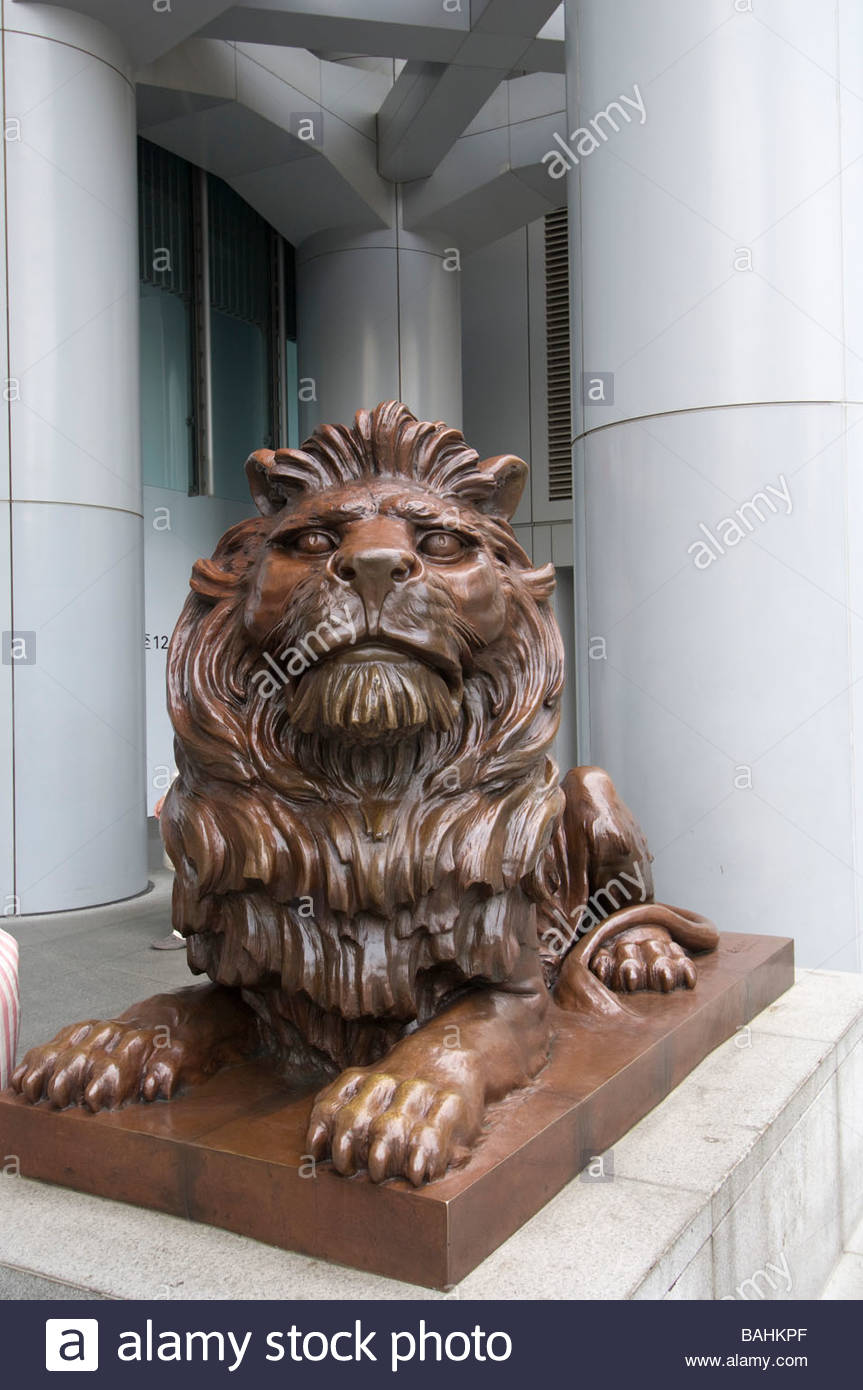 Hsbc Lion Sculpture High Resolution Stock Photography and Images - Alamy
