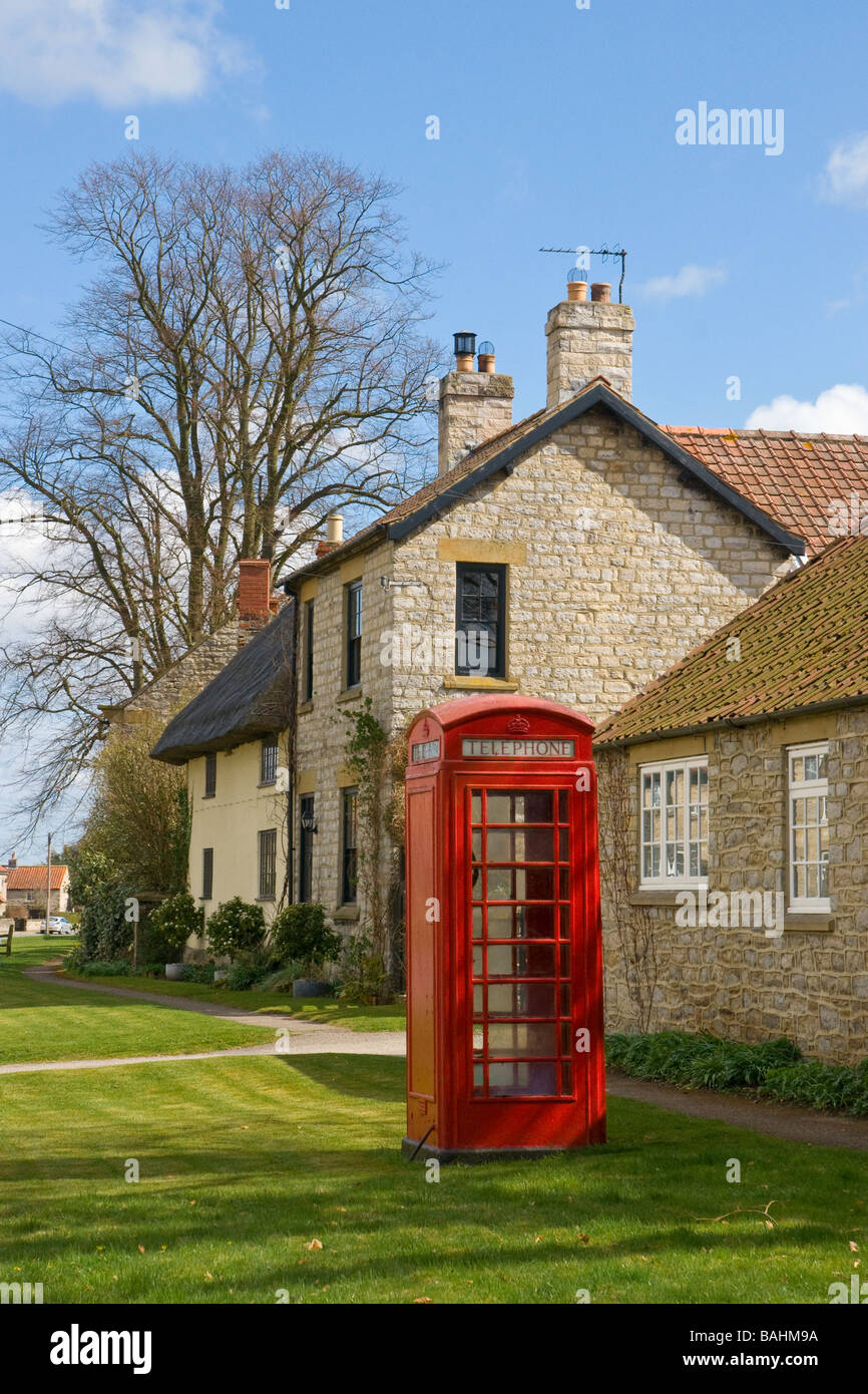 The village green at Harome in North Yorkshire Stock Photo - Alamy