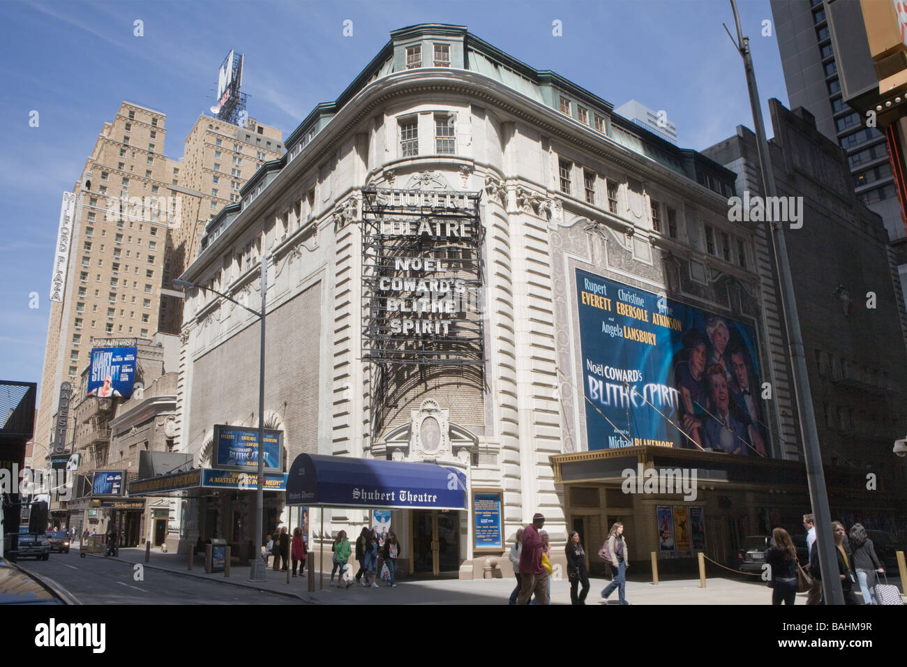 Shubert Theater at Shubert Alley Theater District New York City Stock ...