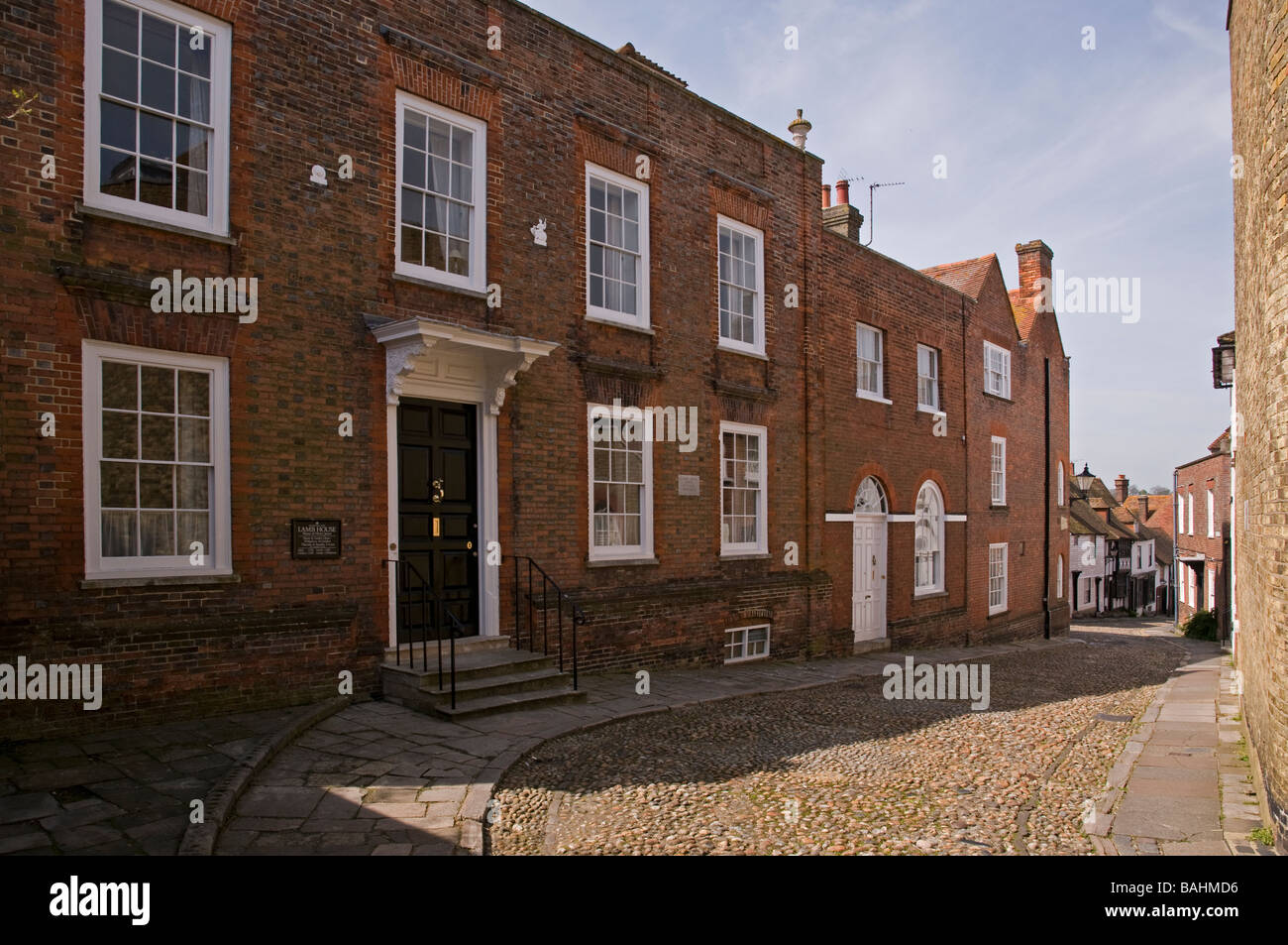 Lamb House, former home of author Henry James, in Rye, East Sussex ...