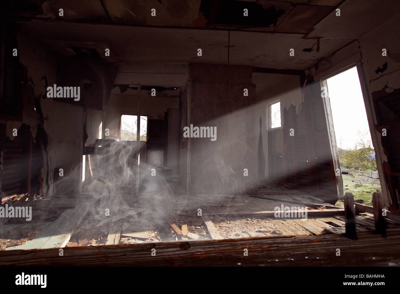 Child ghost in abandoned building Stock Photo - Alamy