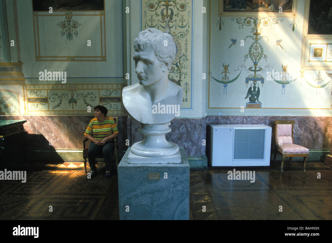 A gallery in the Hermitage Art Museum in St Petersburg Russia Stock ...
