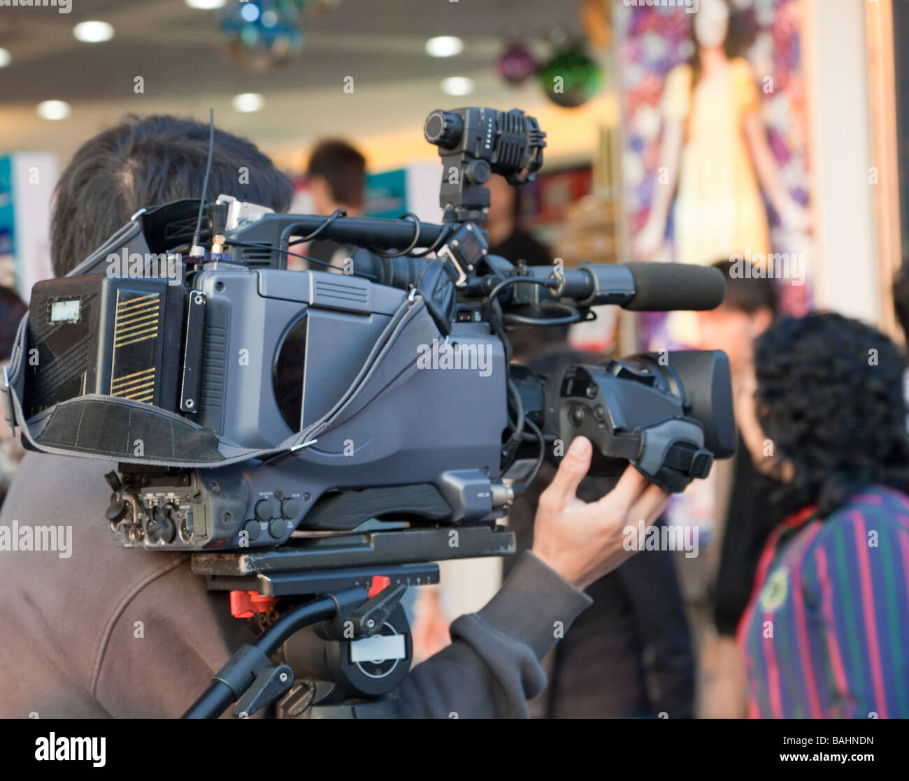 Cameraman working reality tv in hi-res stock photography and images - Alamy