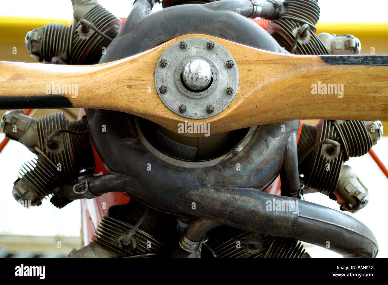 Propeller on single engine prop plane Stock Photo - Alamy