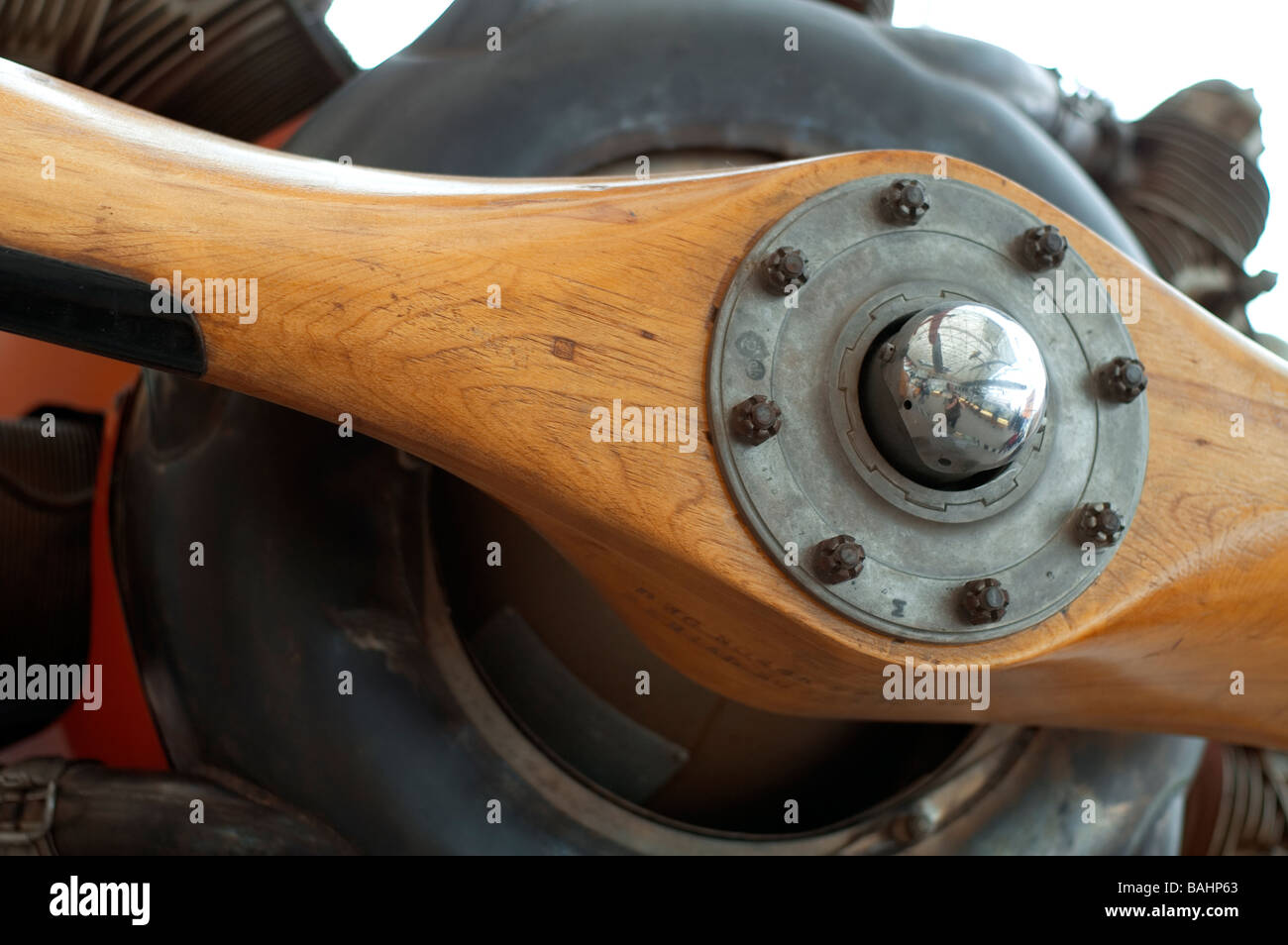 Propeller on single engine prop plane Stock Photo - Alamy