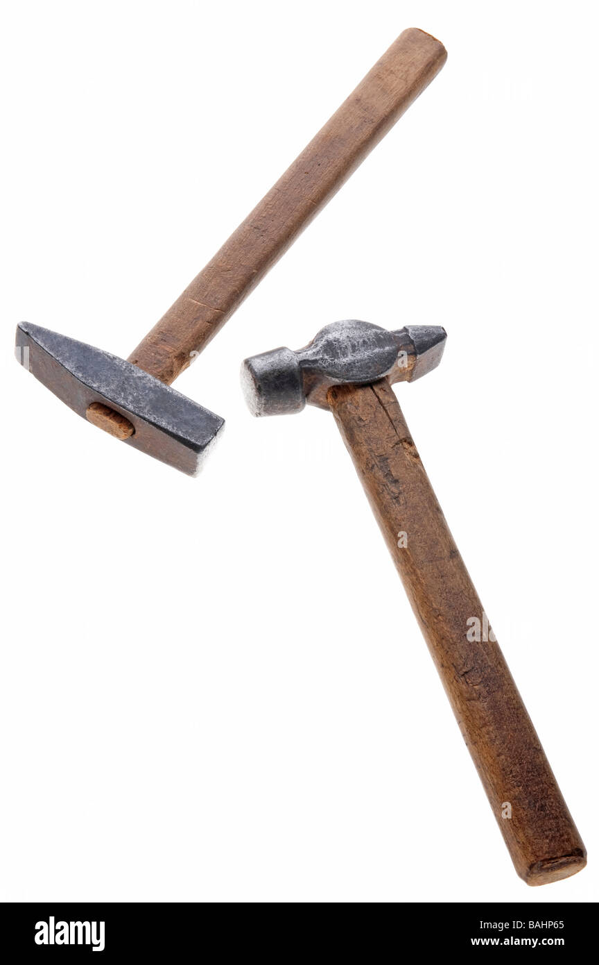 object on white tool hammer close up Stock Photo - Alamy