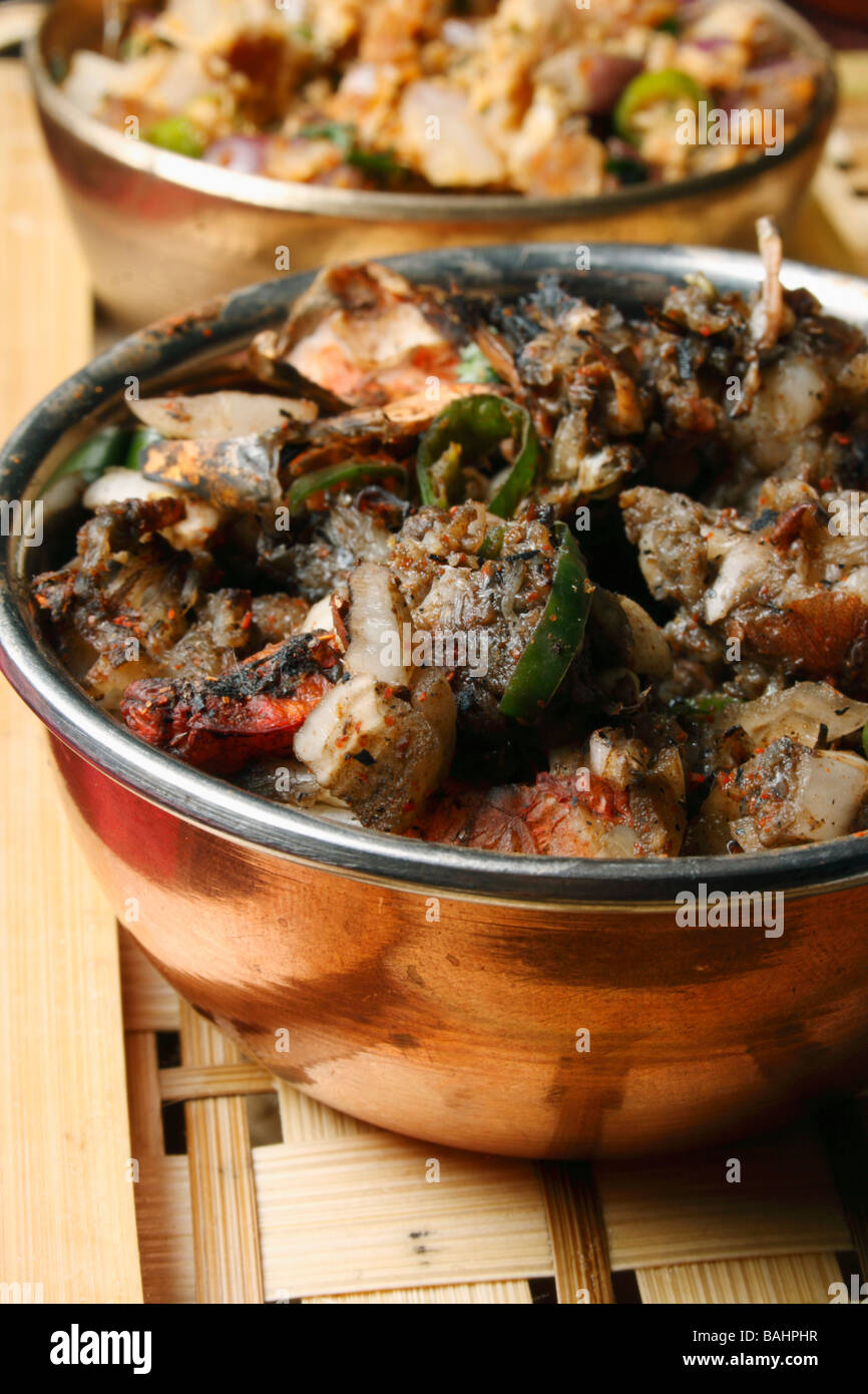 Misa Mach Poora or Grilled Shrimps is a special sea food from India ...