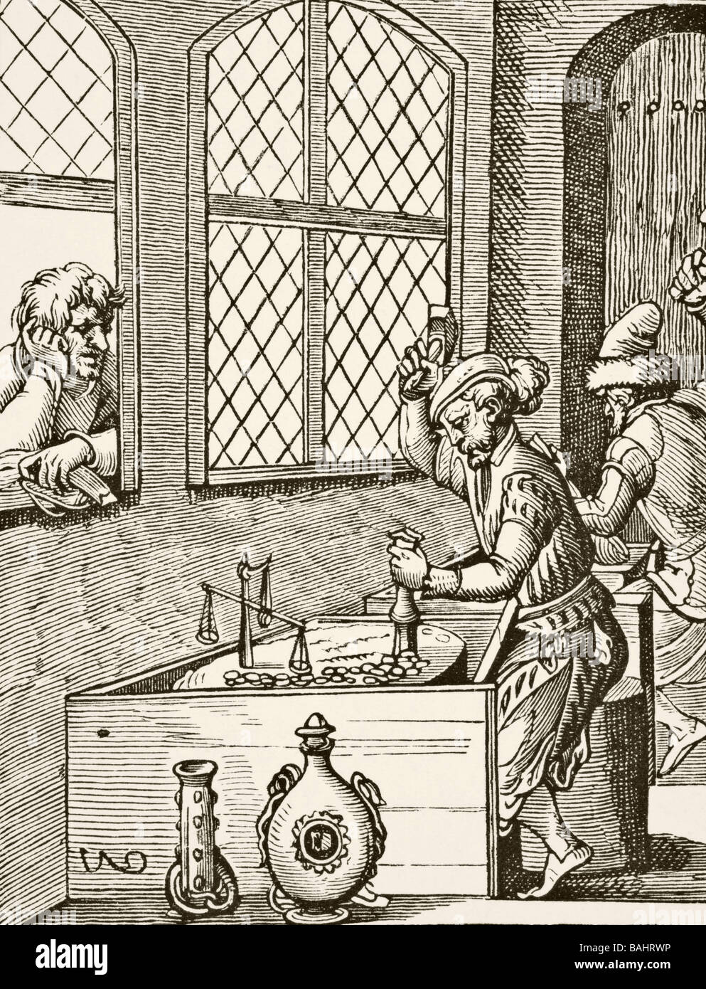 Medieval picture money hi-res stock photography and images - Alamy