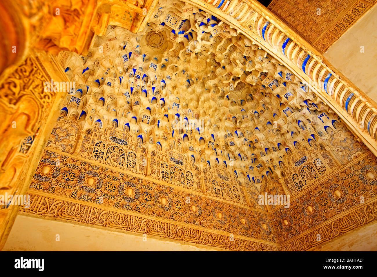 Ceiling of a small alcove next to the south portico in the Court of the ...