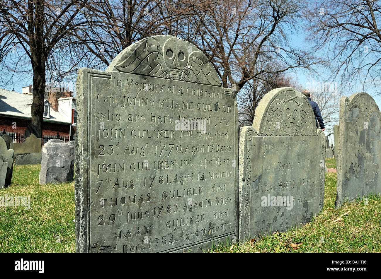Boston cemetery hi-res stock photography and images - Alamy