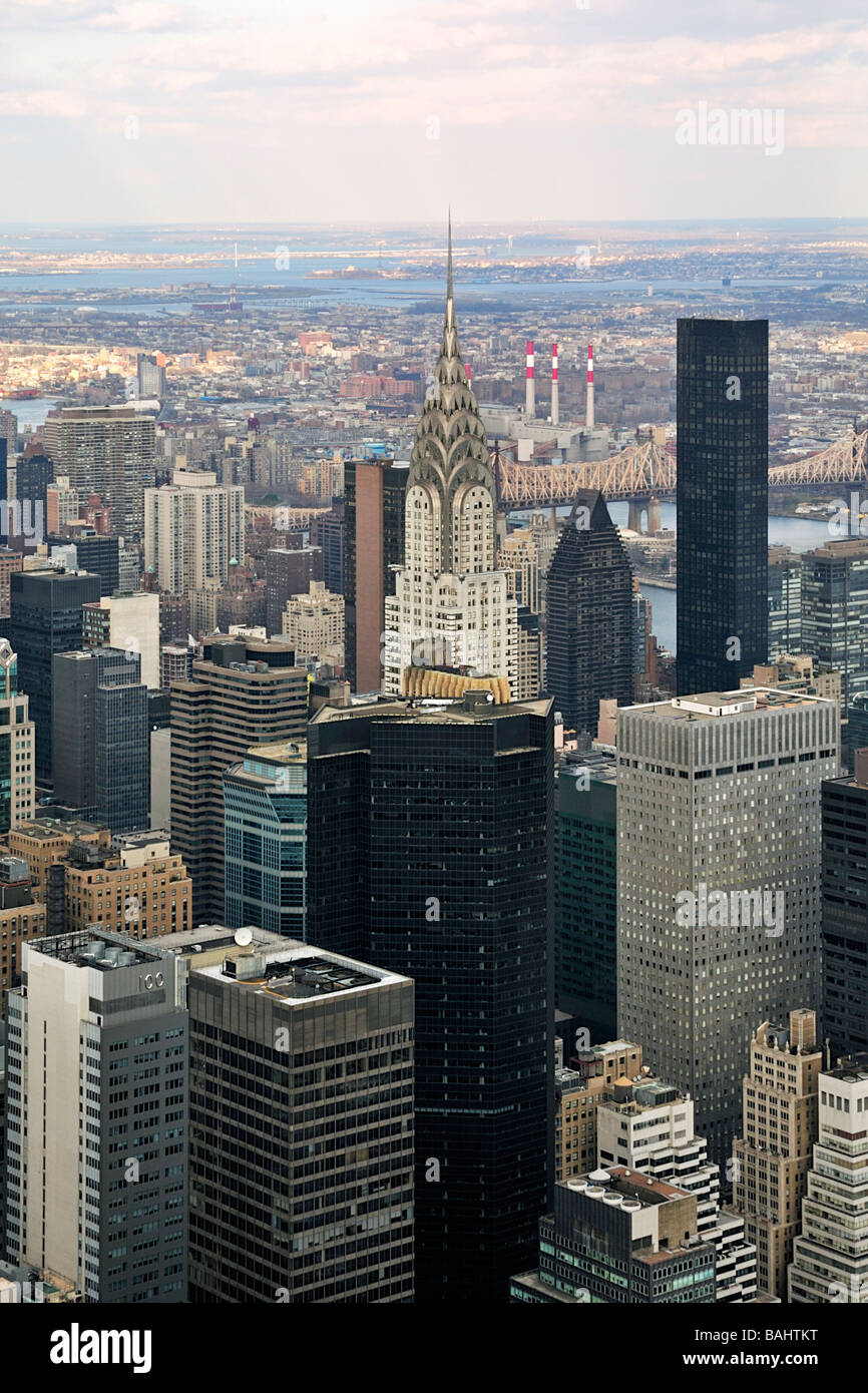 view from observation deck, empire state building, new york Stock Photo - Alamy