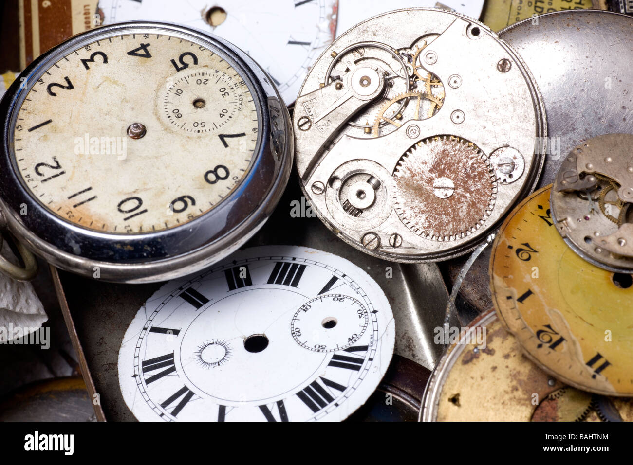Old fashioned time piece pieces hi-res stock photography and images - Alamy