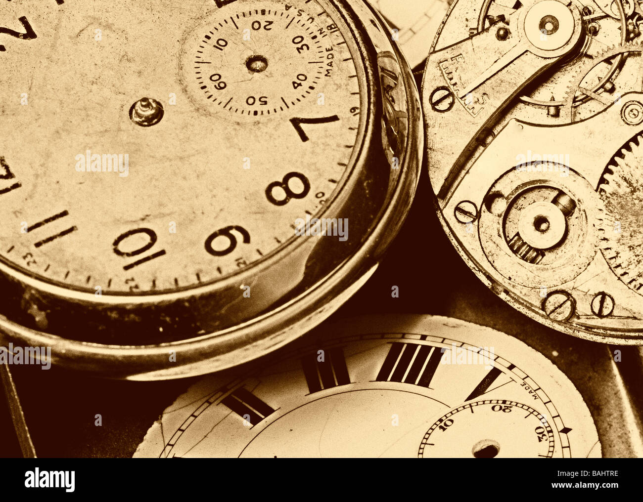 Old fashioned time piece pieces hi-res stock photography and images - Alamy