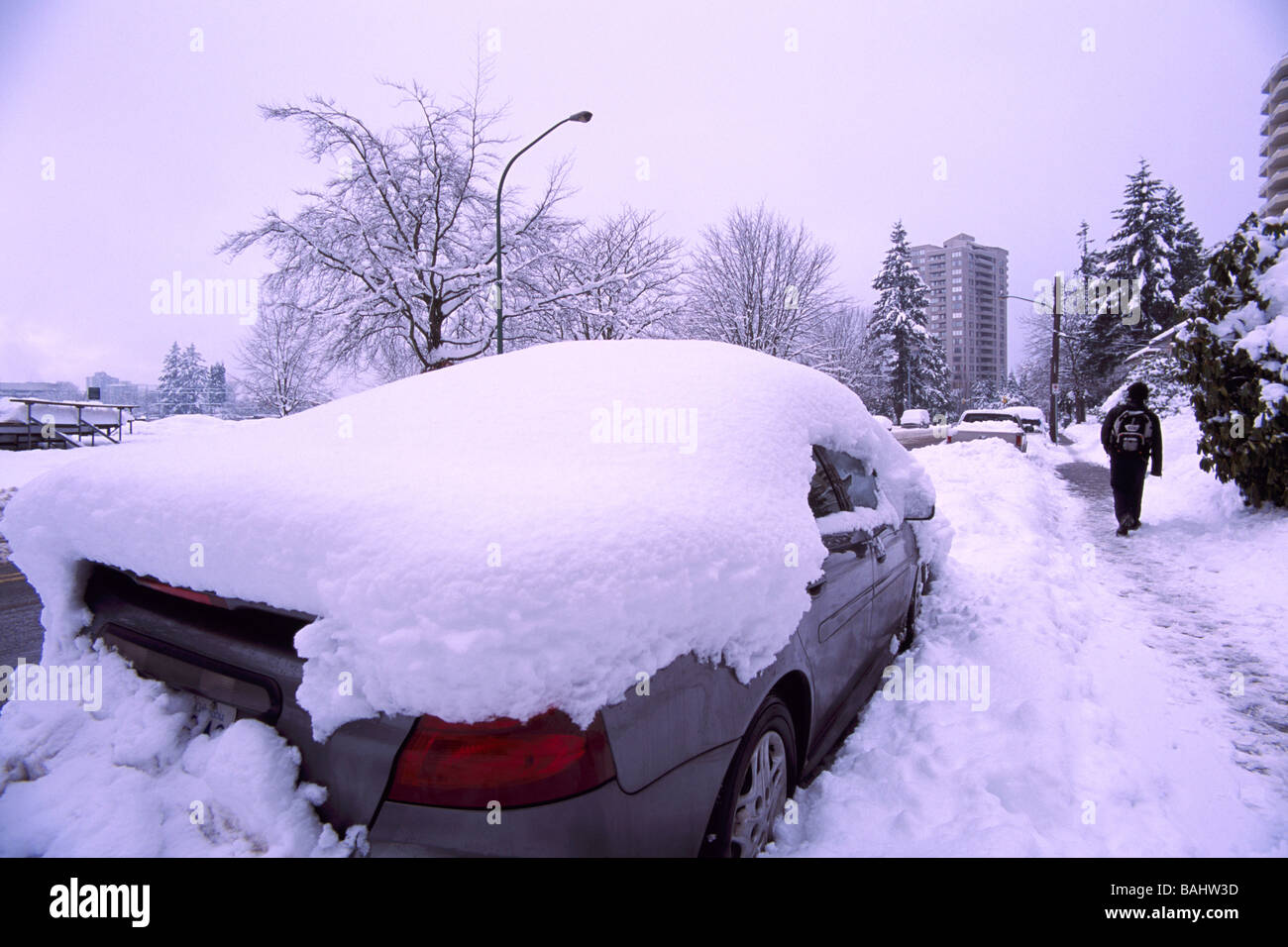 Burnaby british columbia snow hi-res stock photography and images - Alamy