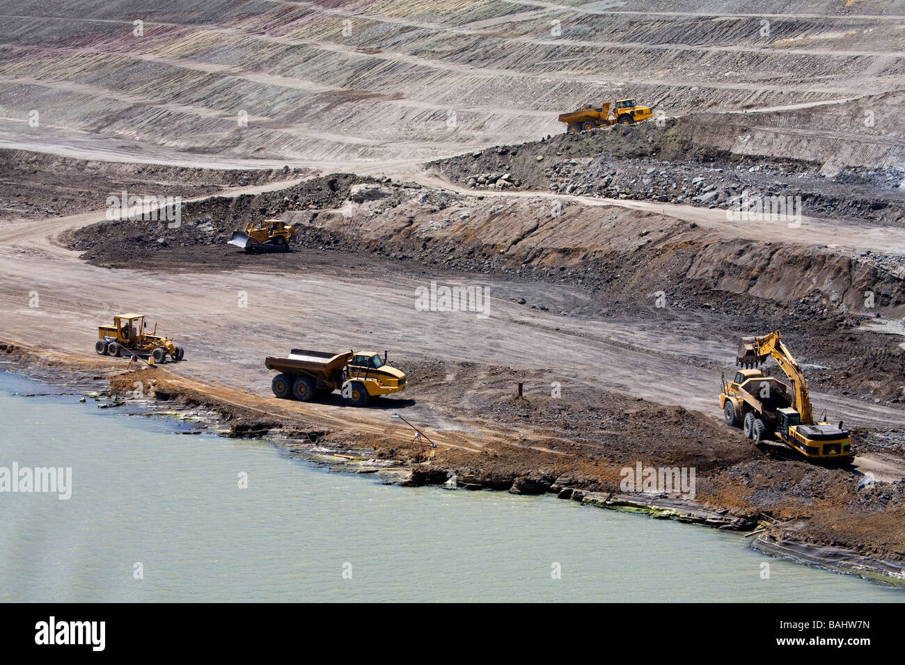 Panama Canal, Panama, Central America; Gaillard Cut Widening Project ...