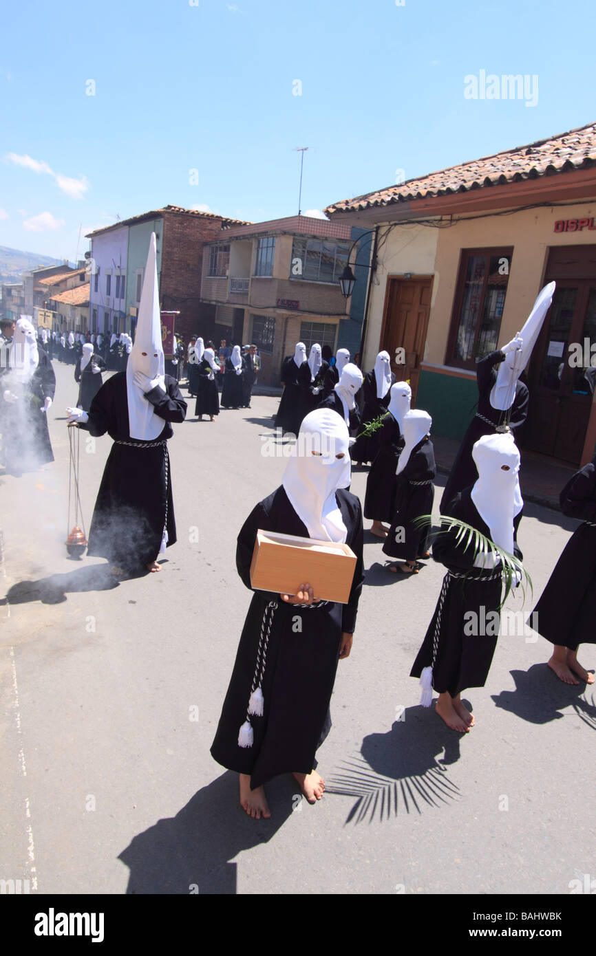 Holy Week procession, Tunja, Boyacá, Colombia, South America Stock ...